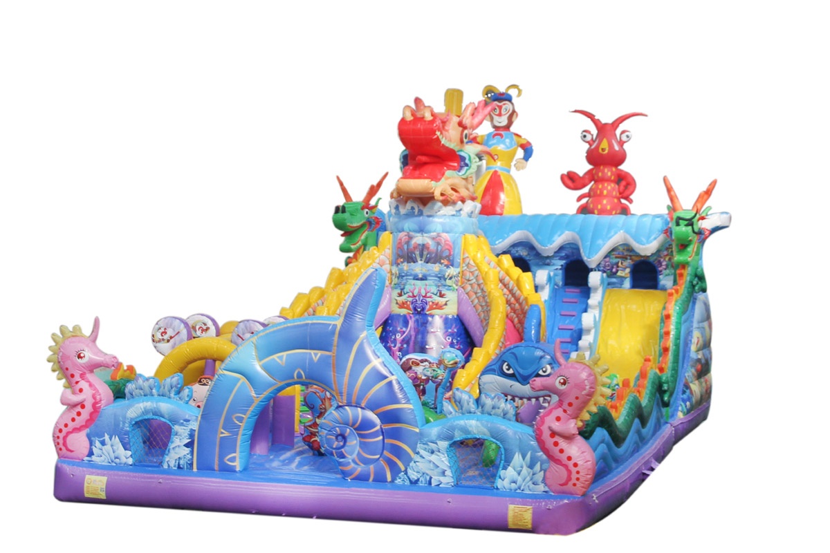 Dragon Inflatable Bouncy House Jumping Castle for saleombos, Slides ...
