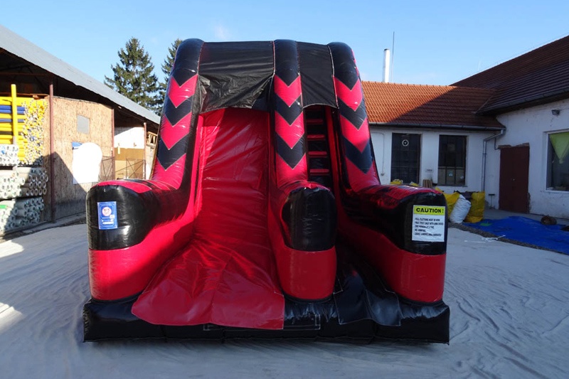 DS009 Red Black 10ft Platform Rush Infltable Water Slideombos, Slides ...