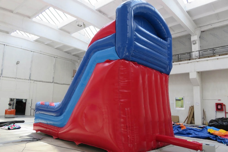 DS014 Blue Red 10Ft Platform Rush Inflatable Water Slideombos, Slides ...