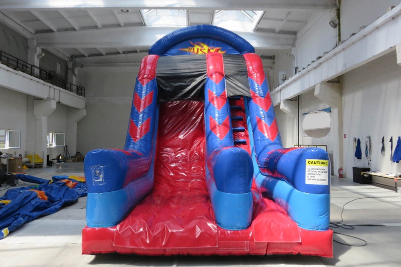 DS014 Blue Red 10Ft Platform Rush Inflatable Water Slideombos, Slides ...