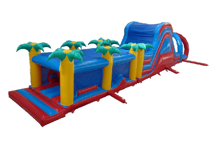 OC041 Inflatable Obstacle Course Race 3 Part Combi Soapinflatable ...