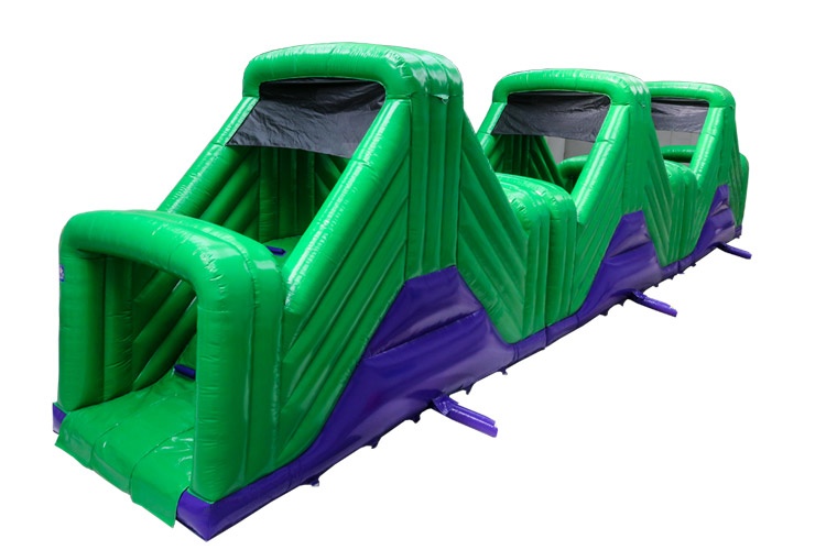 OC042 Triple Climb Slide Green 5K Inflatable Obstacle Courses Sport ...